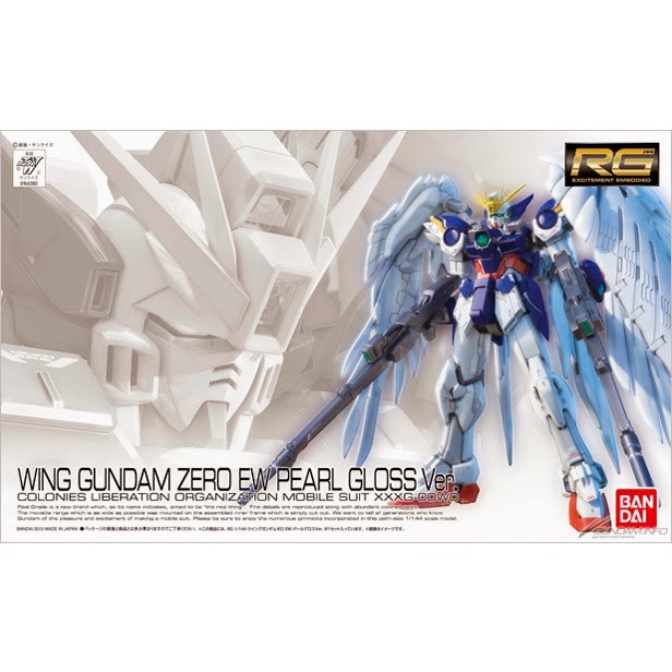 Jual RG 1/144 Wing Gundam Zero Custom EW Pearl Gloss Ver. P-Bandai | Shopee Indonesia