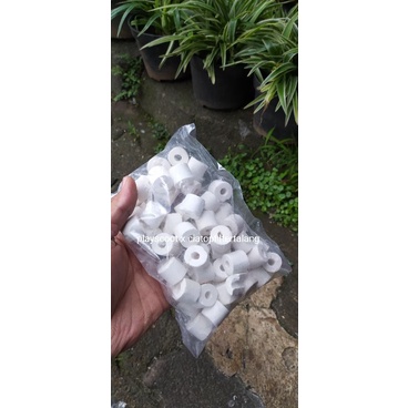 Jual bioring keramik ring bio ring media filter aquarium kemasan 500gr ...