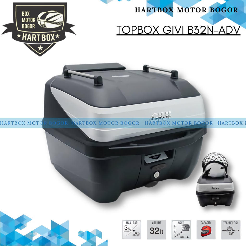 Jual Box Motor Givi B32N-ADV Box Touring Givi B32 ADV Adventure | Pusat Box Motor Bogor cocok ...