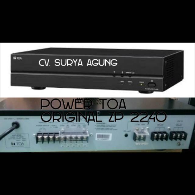 Jual ZP 2240 Power TOA 240 WATT | Shopee Indonesia