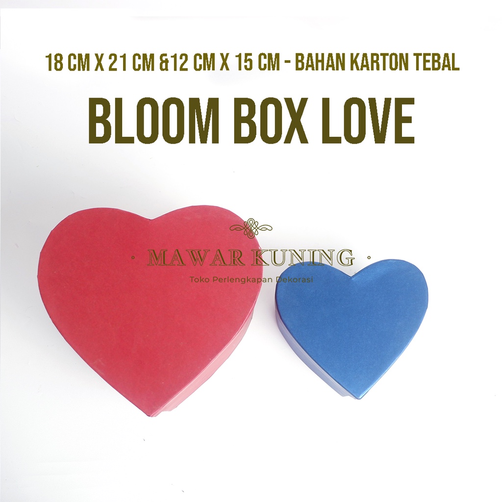 Jual [ 3 Ukuran ] Bloom Box Love Hati / Kotak Bentuk Hati | Shopee ...