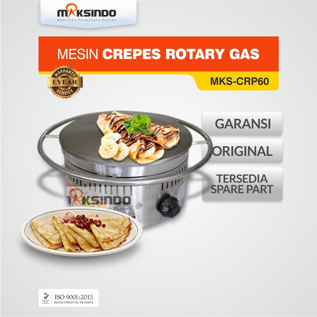 Jual Mesin Crepes Rotary Gas (MKS-CRP60) | Shopee Indonesia