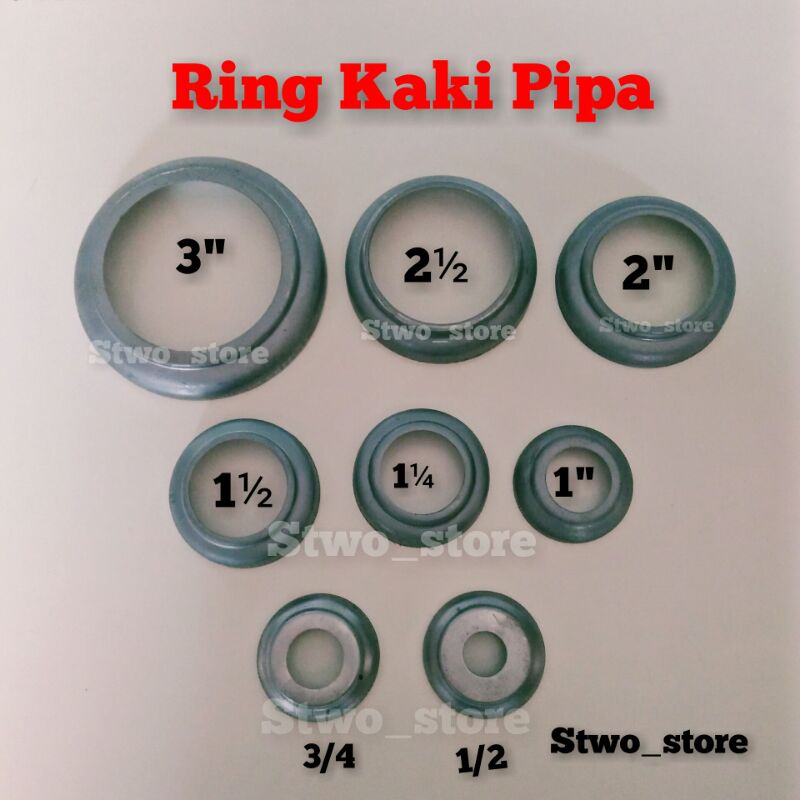 Jual Ring kaki pipa ring cembung ornamen pagar besi 1/2",3/4",1",11/4 ...