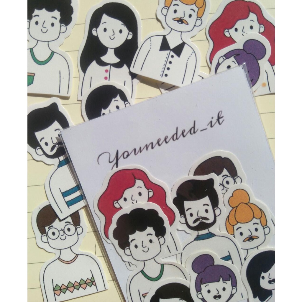 Jual Stiker People Korea Journaling | Shopee Indonesia