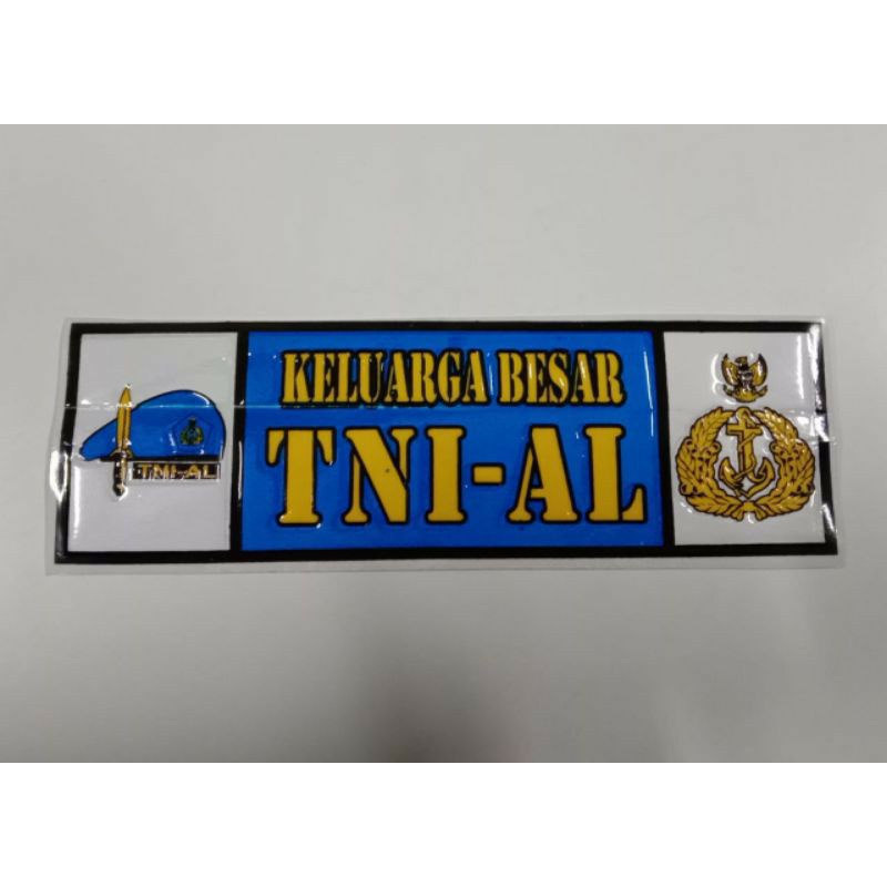 Jual Stiker TNI AL model panjang, stiker TNI AL embos | Shopee Indonesia