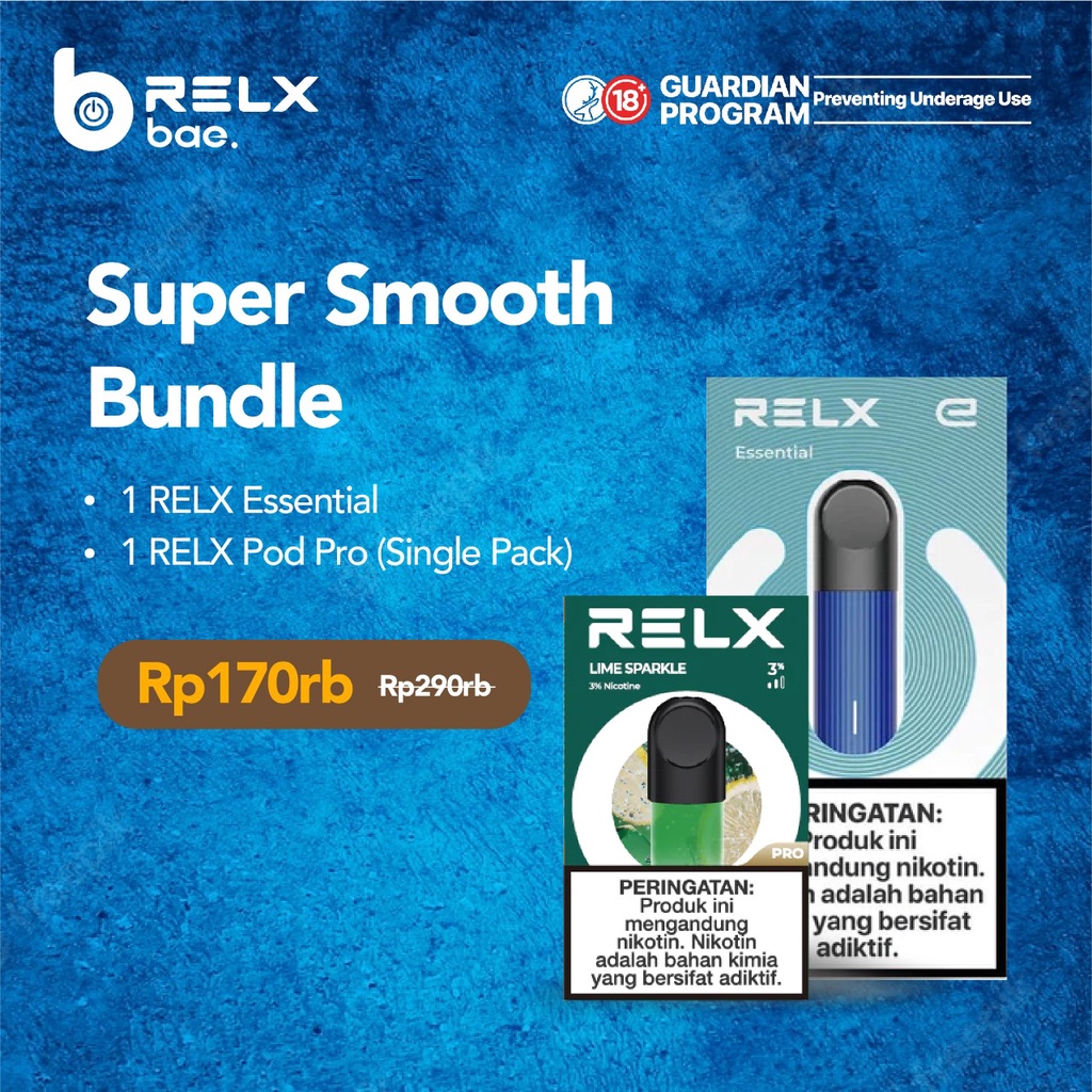 Jual RELX Bundle Essential Blue Device and Pod Pro (Isi 1 Pod) | Shopee ...