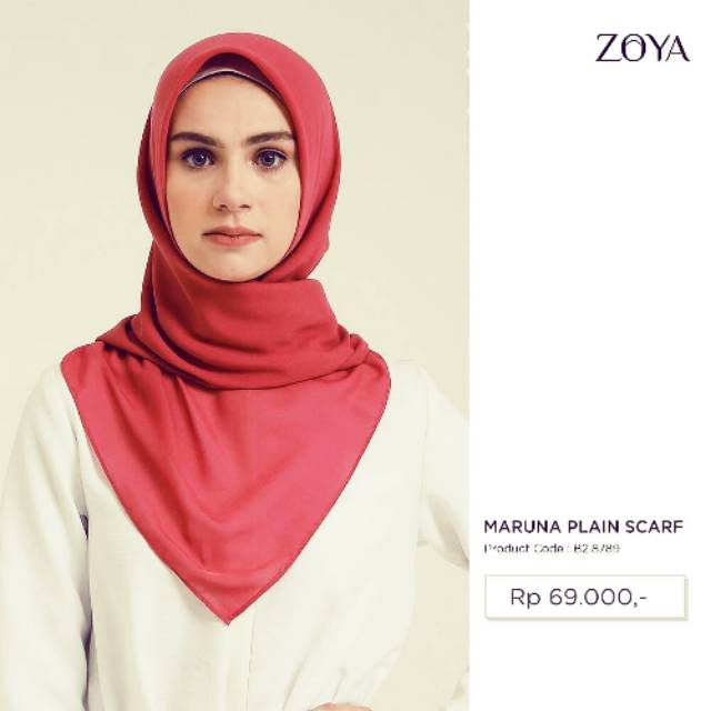 Jual Hijab maruna plainscraf zoya per 10pcs | Shopee Indonesia