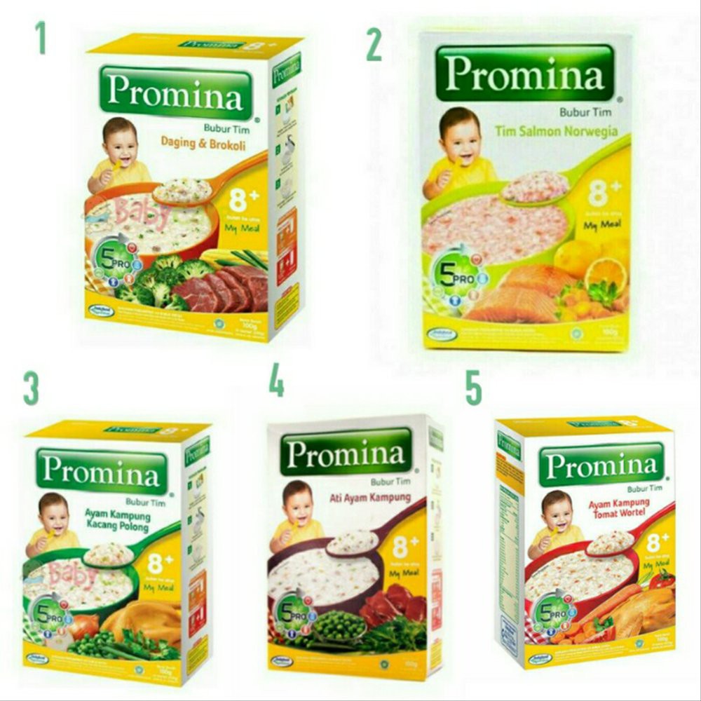 Jual Promina Bubur Tim 8m+ - 100g (Tersedia varian rasa) | Shopee Indonesia