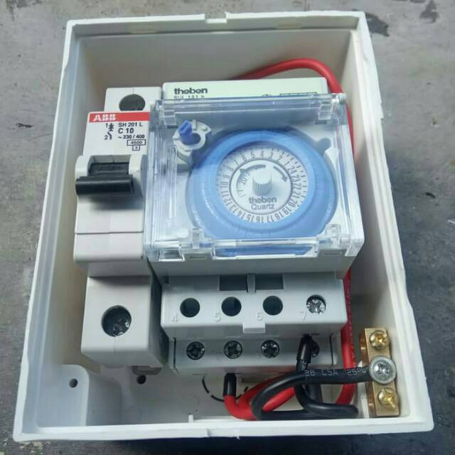 Jual panel timer theben SUL 181 h daily timer panel lampu 10A | Shopee ...