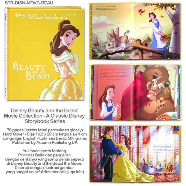 Jual Disney Beauty and the Beast Movie Collection - A Classic Disney ...
