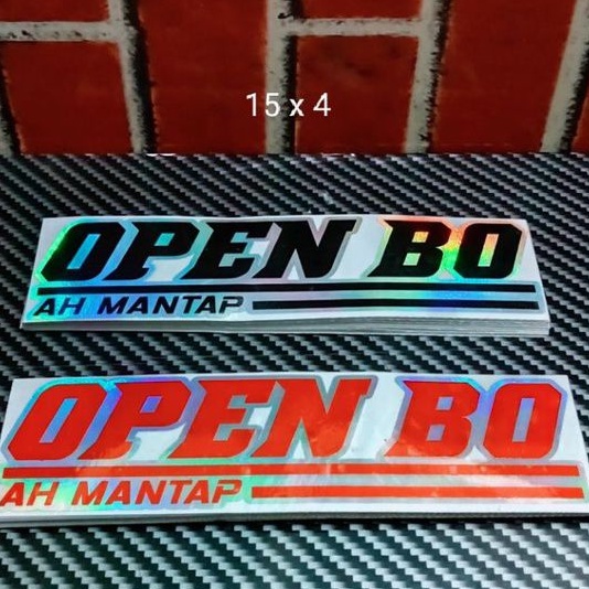Jual STICKER OPEN BO STICKER CUTTING | Shopee Indonesia