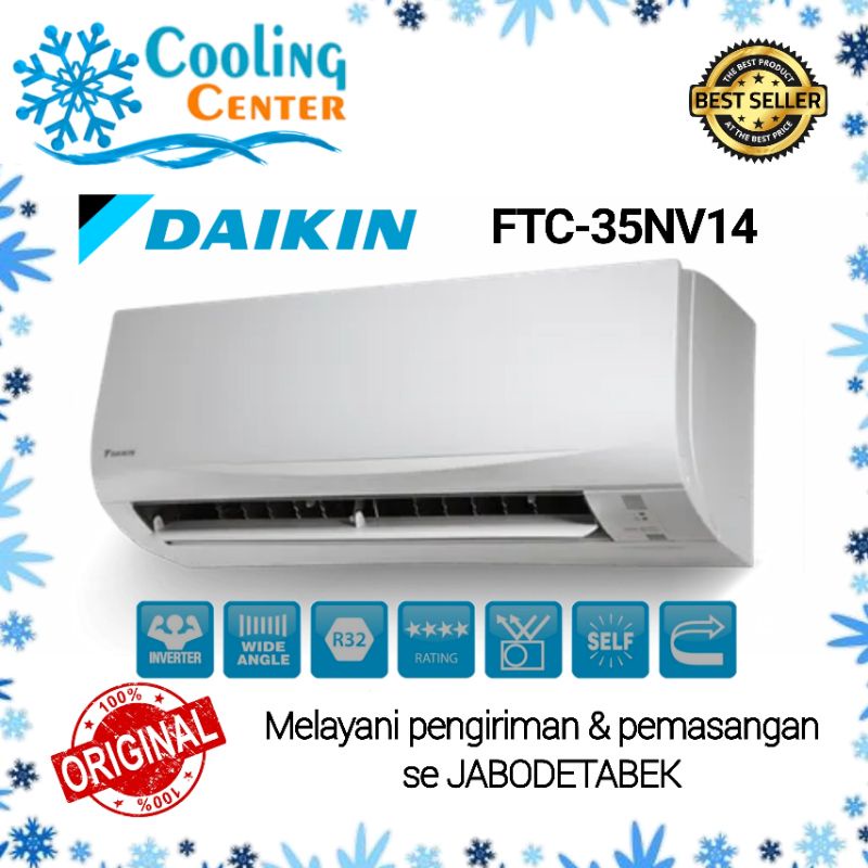 Jual AC DAIKIN FTC 35 1,5 pk THAILAND Harga Unit Only | Shopee Indonesia