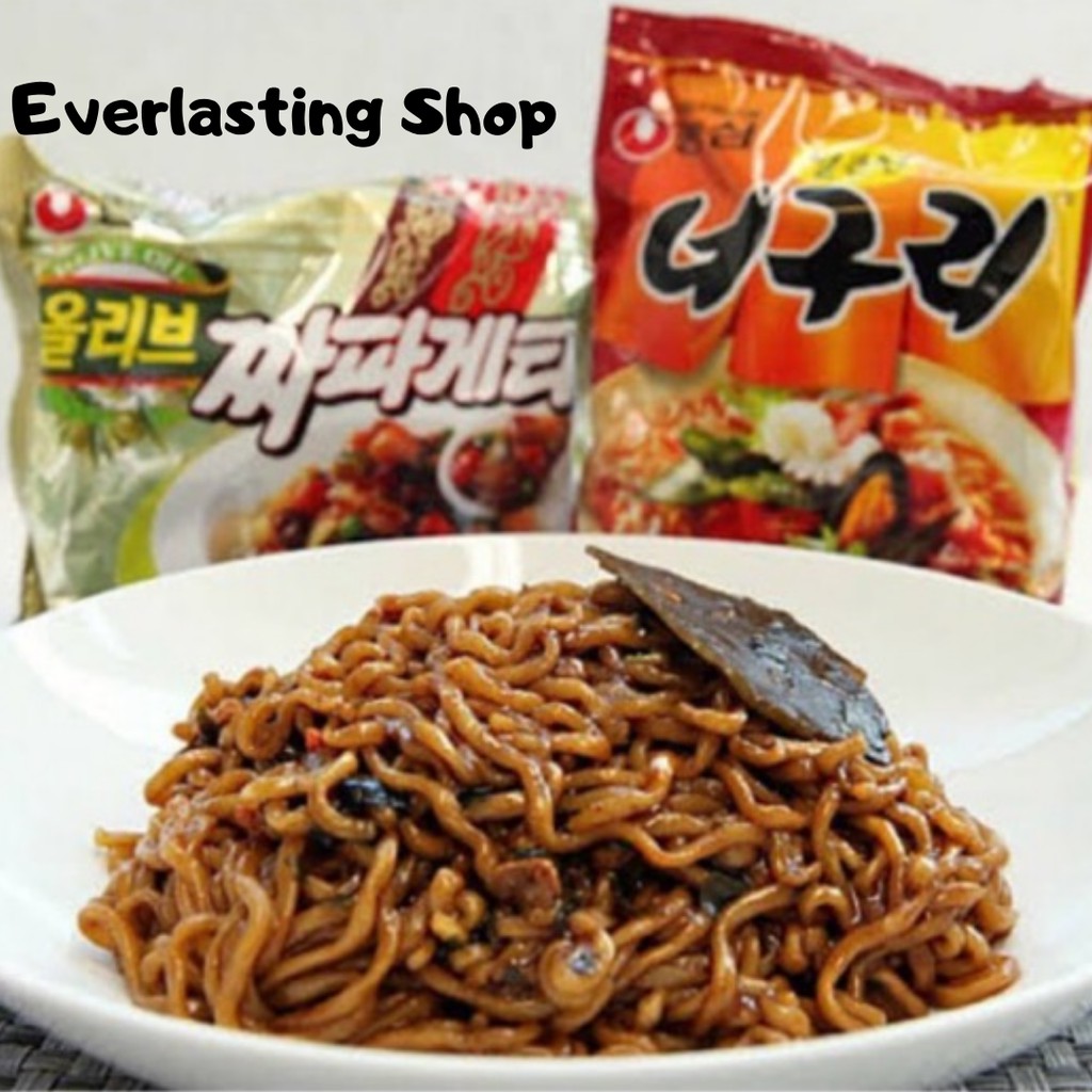 Jual Nongshim Chapaguri Neoguri Chapagetti Jjajang Noodles Ramdon Spicy ...