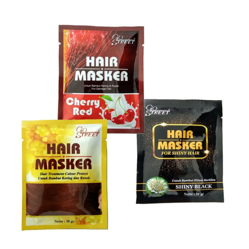 Jual ⭐BAGUS⭐ [SACHET] GO STREET HAIR MASK | Masker Rambut 30GR | Shopee ...