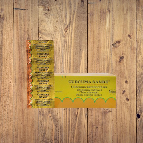 Jual CURCUMA SANBE TABLET PER STRIP | Shopee Indonesia