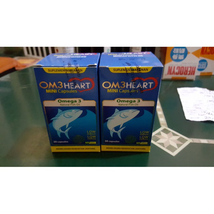 Jual Om3 Heart / om3heart isi 30 | Shopee Indonesia