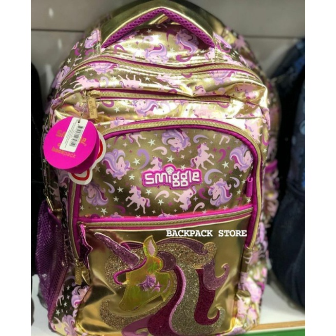 Jual SMIGGLE BACKPACK ORIGINAL UNICORN GOLD - TAS SMIGGLE ORIGINAL ANAK ...