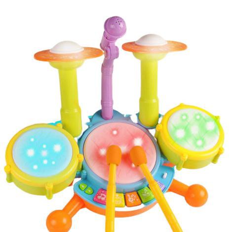 Jual Mainan Musik Anak Jazz Drum Set Alat Musik Edukasi 2 3 4 5 6 Tahun ...
