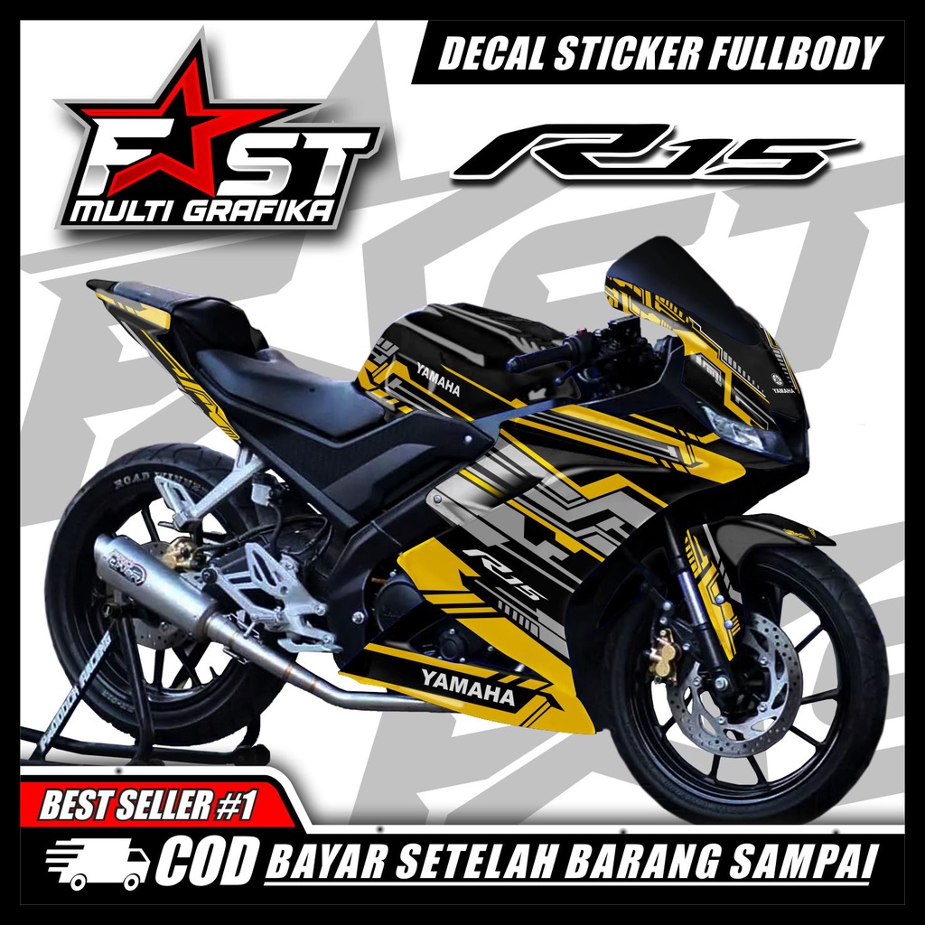 Jual COD STIKER Decal R15 V3 Full Body Keren Stiker R15 V3 Full Body ...