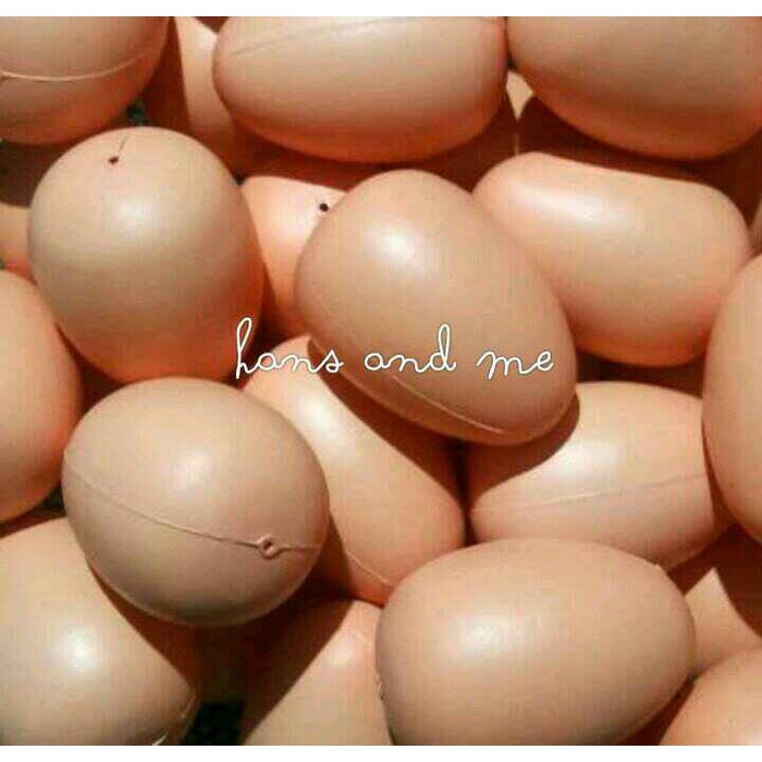 Jual Telur Mainan Polos / Telur Ayam Plastik - Telur Plastik Hias ...