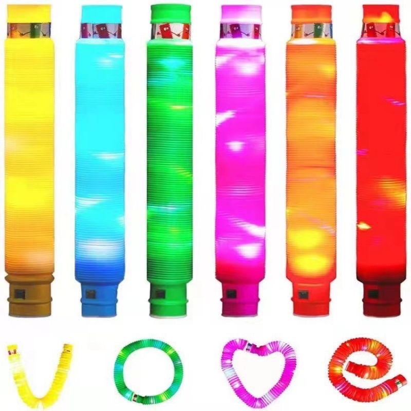 Jual Mainan Spiral Led Spiral Lampu Light Up Pop Pipes | Shopee Indonesia