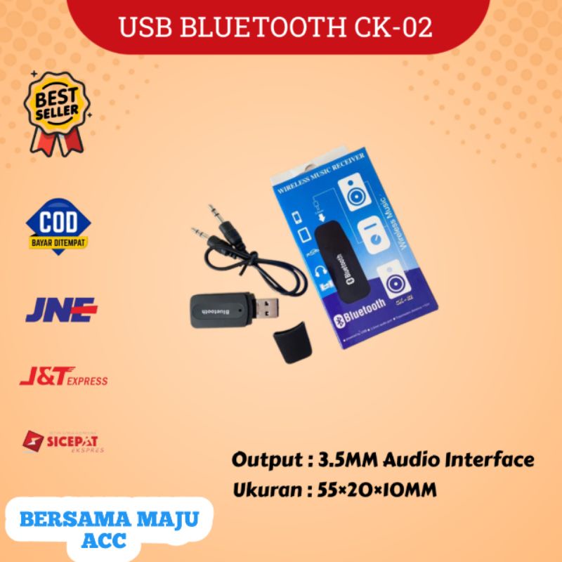 Jual Usb Bluetooth Receiver CK 02 Hitam | Shopee Indonesia