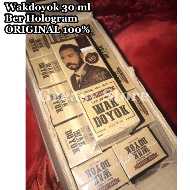 Jual (HOLOGRAM) Wak Doyok 30 ml Asli Original Wakdoyok Cream Jambang ...