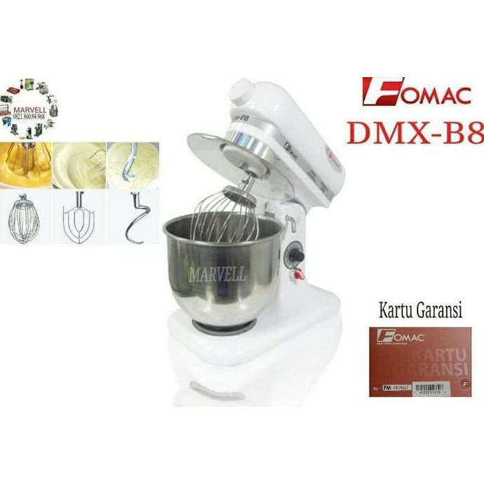 Jual Mesin Pengaduk Adonan Dough Mixer Dmx-B8 Fomac Dmx B8 Garansi 1 ...