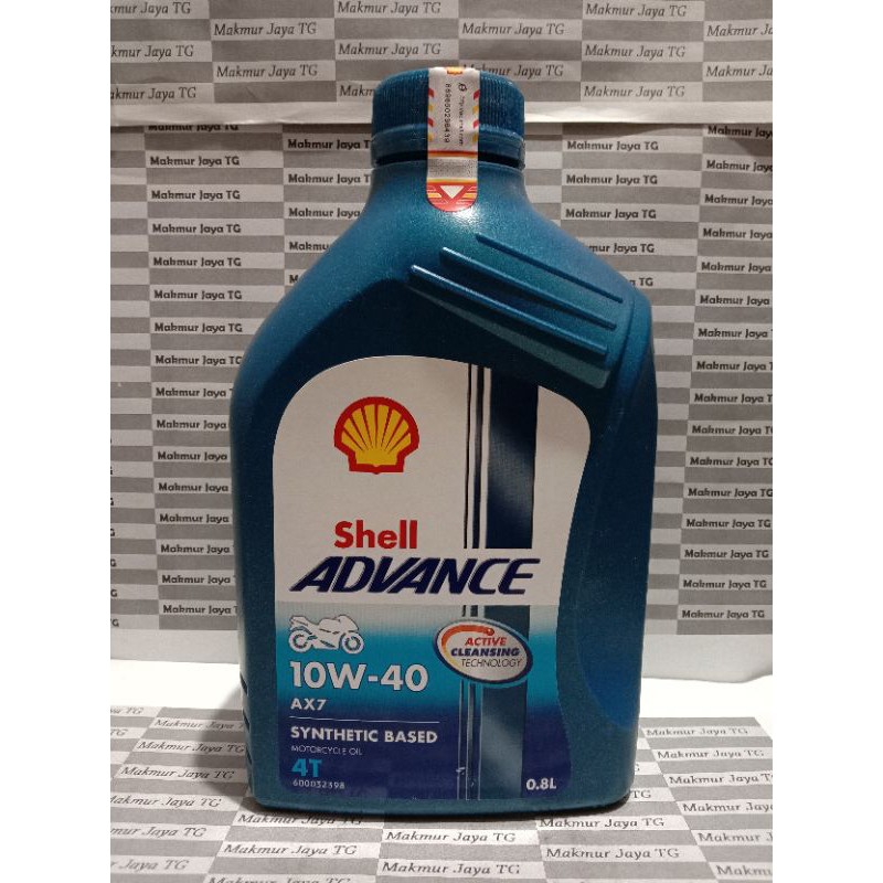 Jual OLI SHELL ADVANCE/AX7 10W-40 800ML | Shopee Indonesia