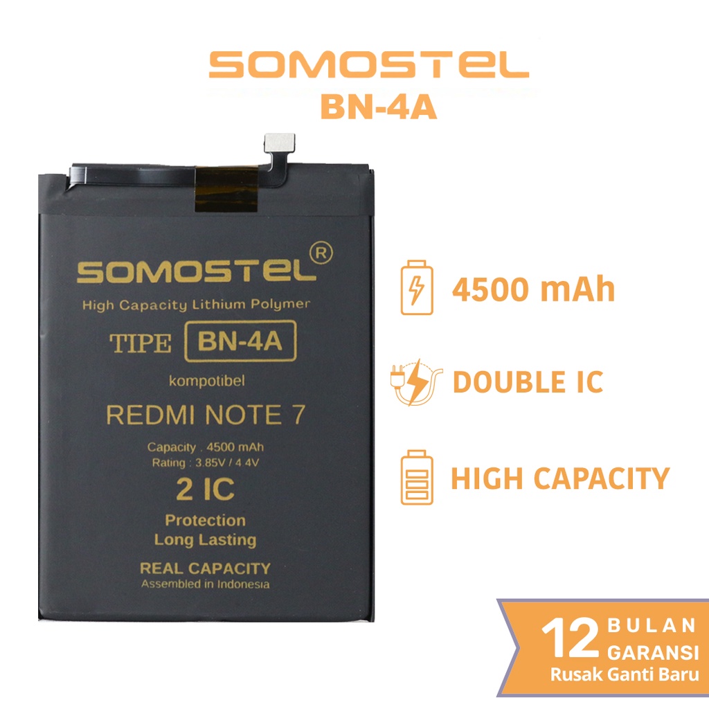 Jual Somostel - BN4A Redmi Note 7 / Redmi Note 7 Pro Batre Batrai ...