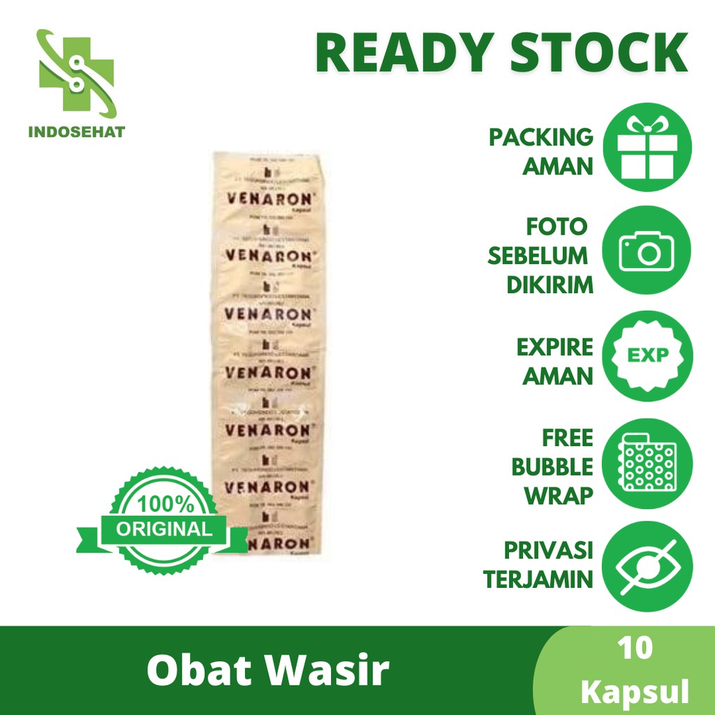 Jual Venaron Per Strip 10 Kapsul @ 300 Mg | Shopee Indonesia
