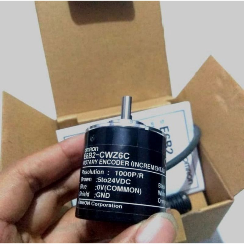 Jual Omron Rotary Encoder E6B2 CWZ6C 1000pr 1000ppr 1000 p/r pr ppr ...