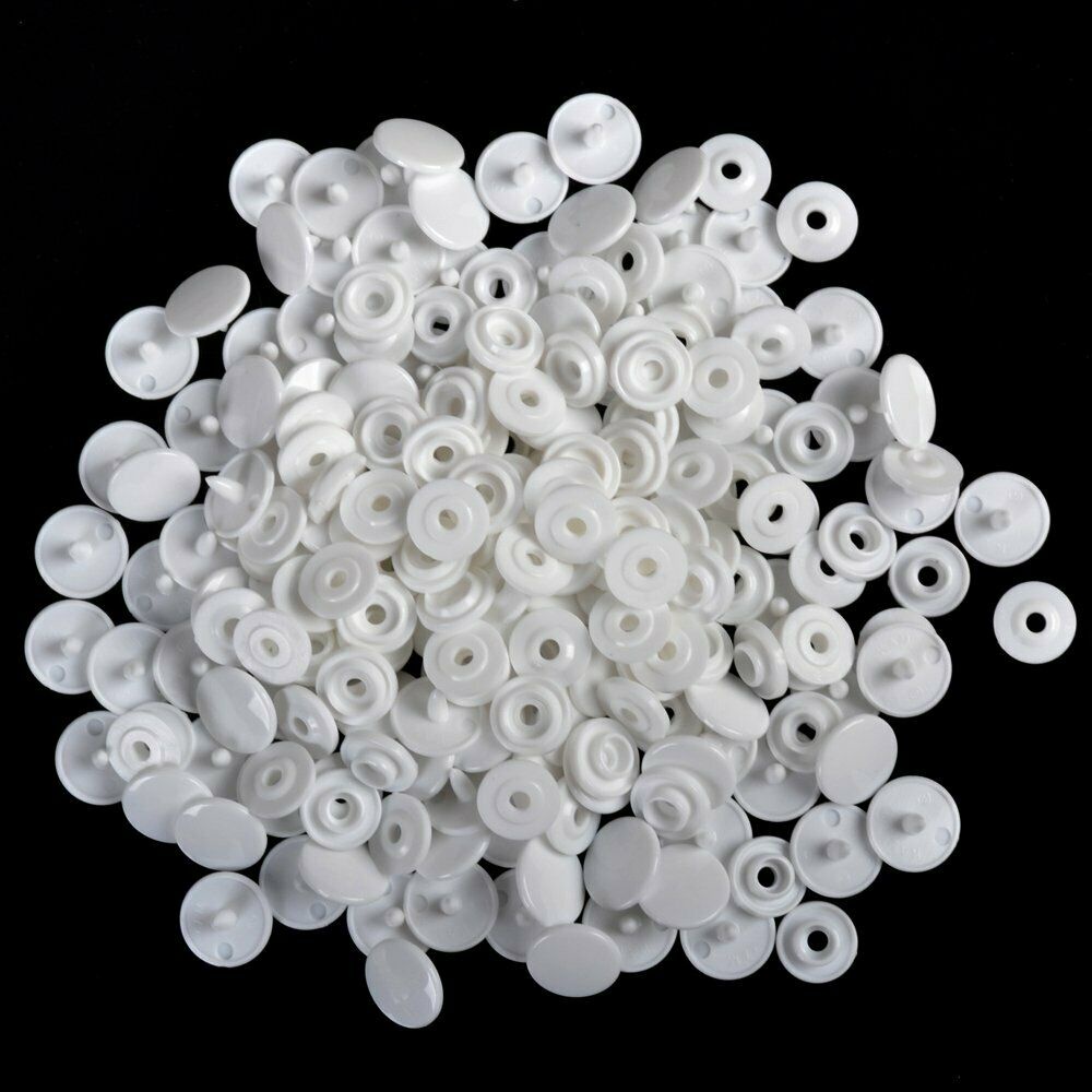 Jual Kancing Snap Plastik 10 set ukuran T3 10mm / T5 12mm / T8 15mm ...