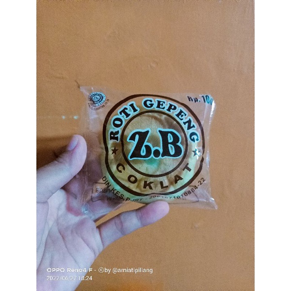 Jual Roti Gepeng merk Z.B rasa Kacang Hijau dan Coklat - Cemilan Jadul ...