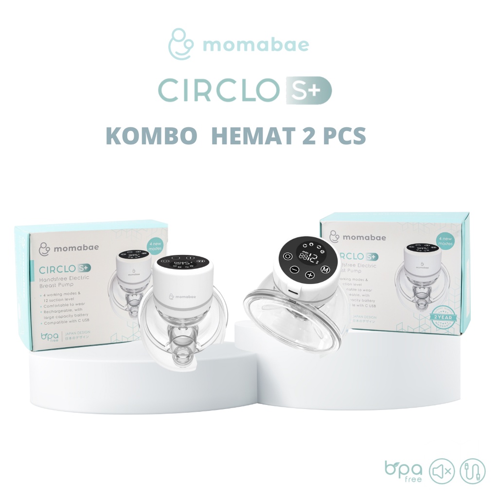 Jual Momabae Kombo Hemat 2 Pcs Circlo S Handsfree Breast Pump Free