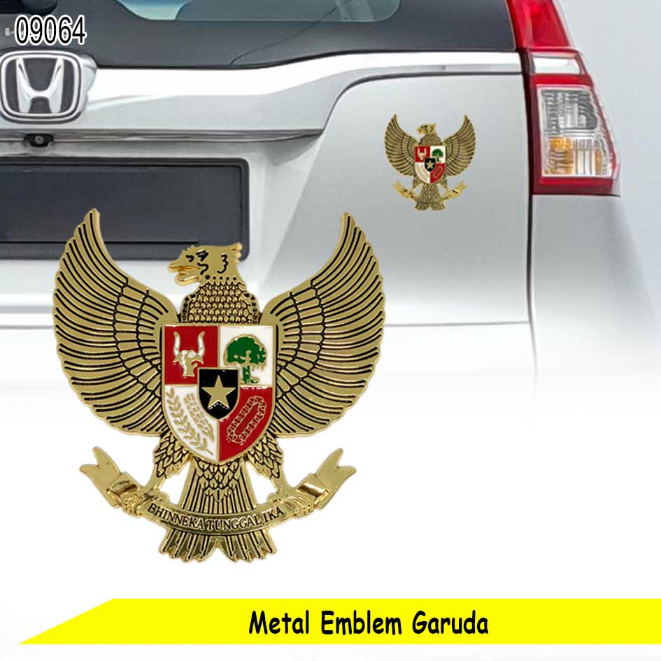 Jual Emblem Besi Logo Garuda Metal Logo Tempelan Bodi Mobil | Shopee ...