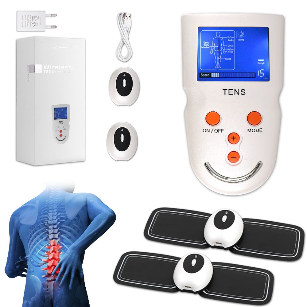 Jual PREORDER Electric TENS Unit Muscle Stimulator Digital Therapy ...