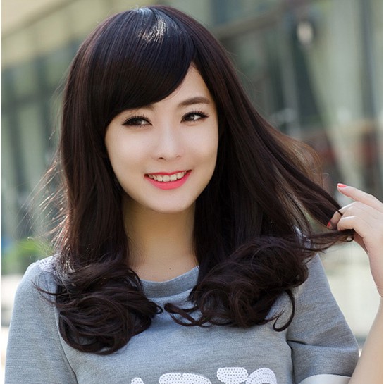 Jual Wig Rambut Wanita Pendek Bergelombang Hair Extension Realistic ...