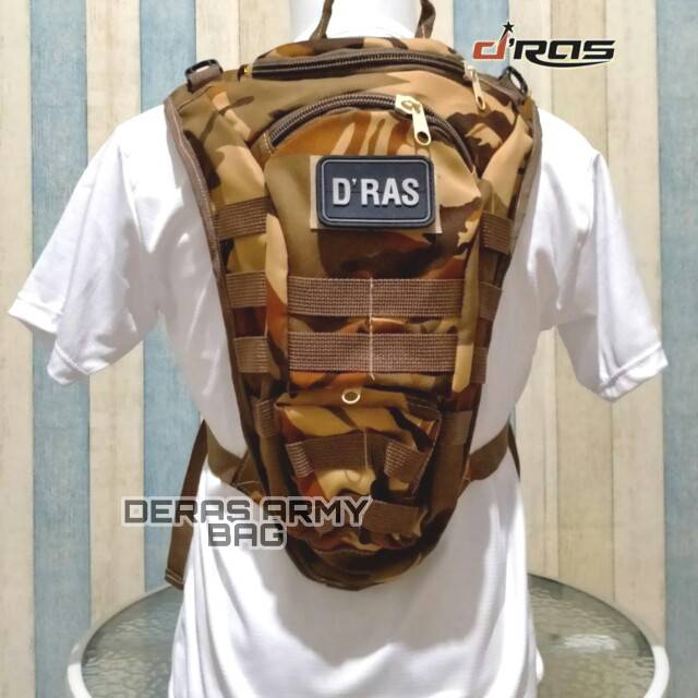 Jual Tas Hydropack Tas Sepeda Gowes Tactical Army loreng Tentara | Shopee Indonesia