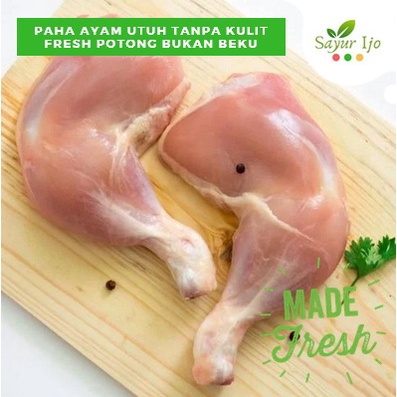 Jual Daging Paha Ayam Utuh Tanpa Kulit 450 - 500 Gram / Pack Fresh ...
