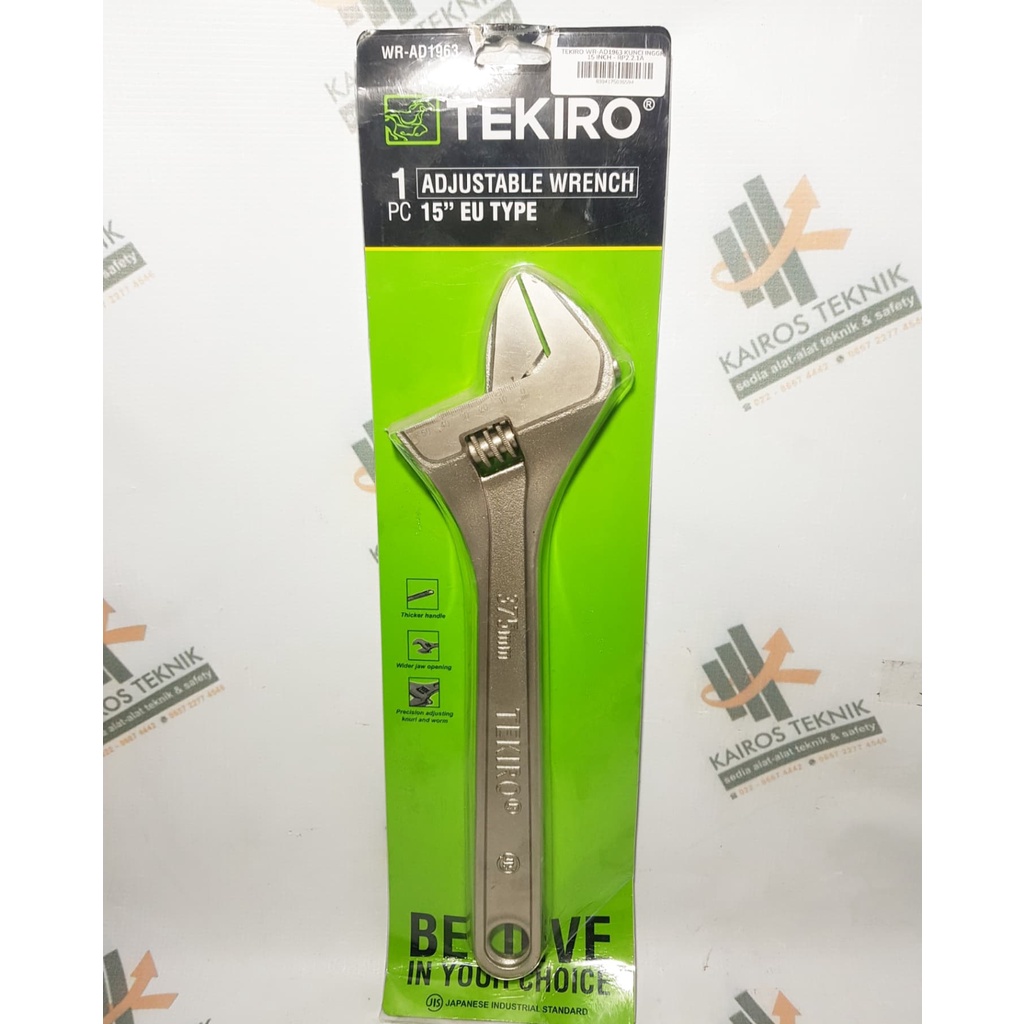 Jual TEKIRO KUNCI INGGRIS 15 INCH / ADJUSTABLE WRENCH (EU TYPE) / WR ...