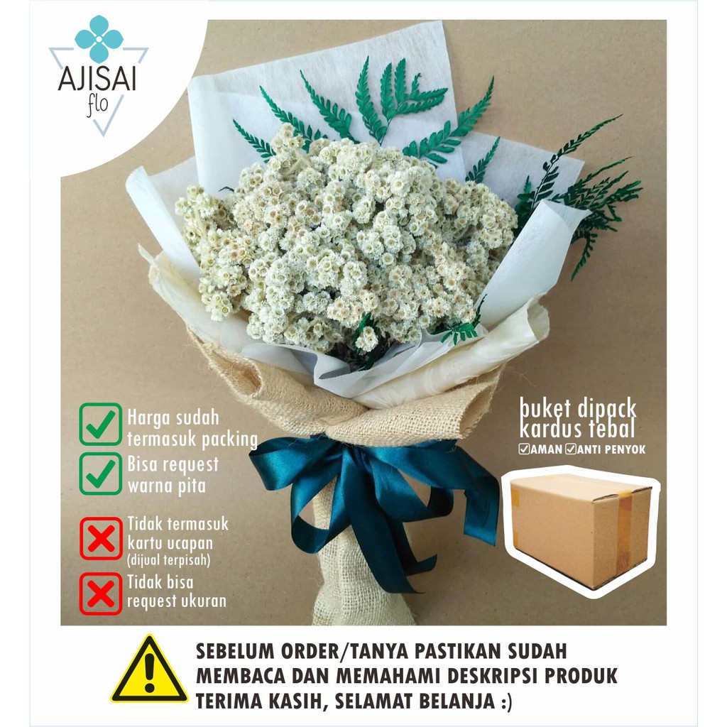Jual Buket Bunga kering LARGE (Bunga Asli Awet Tidak Layu) | Shopee ...