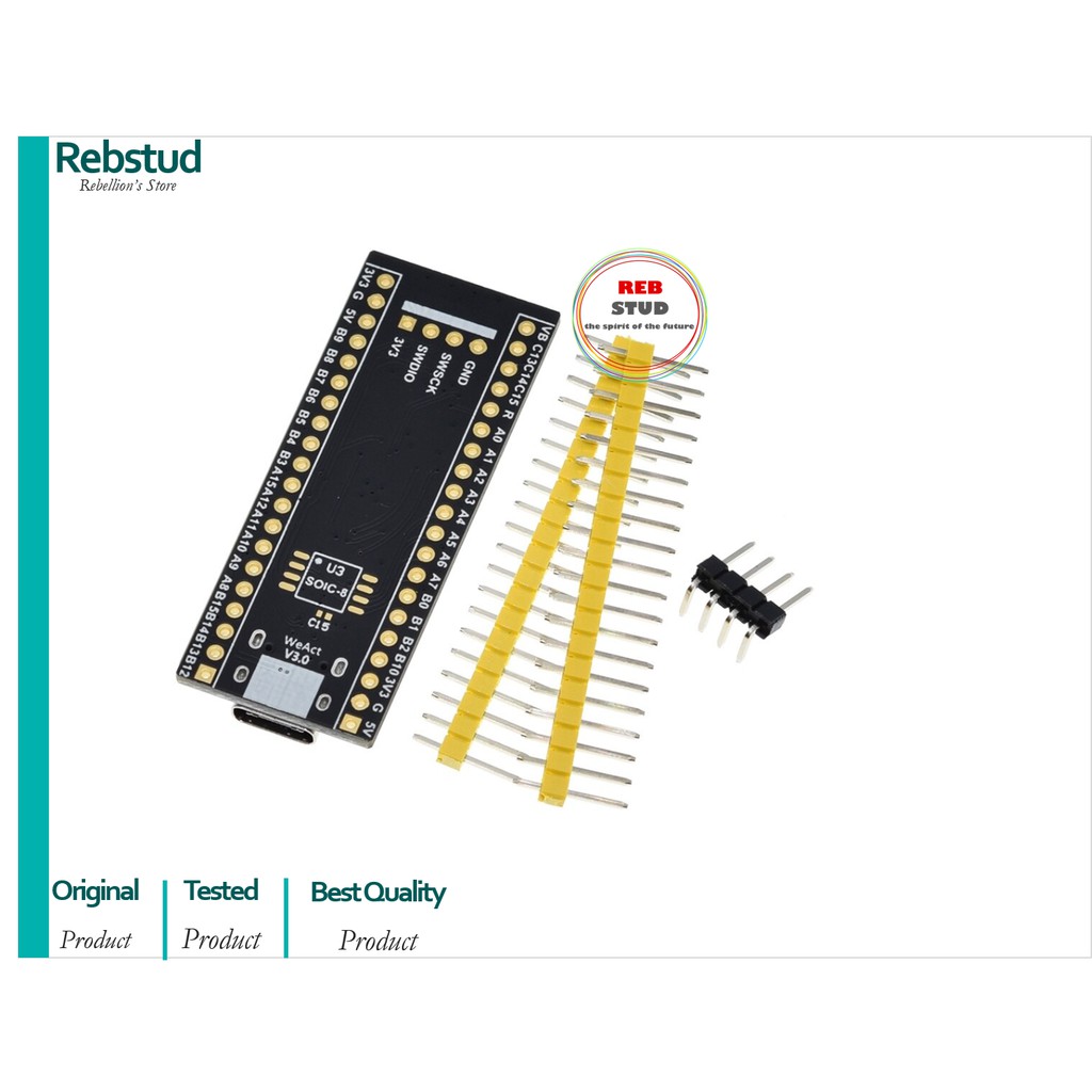 Jual STM32F411CEU6 Learning Board ARM Cortex M4 + USB Type C Cable | Shopee Indonesia