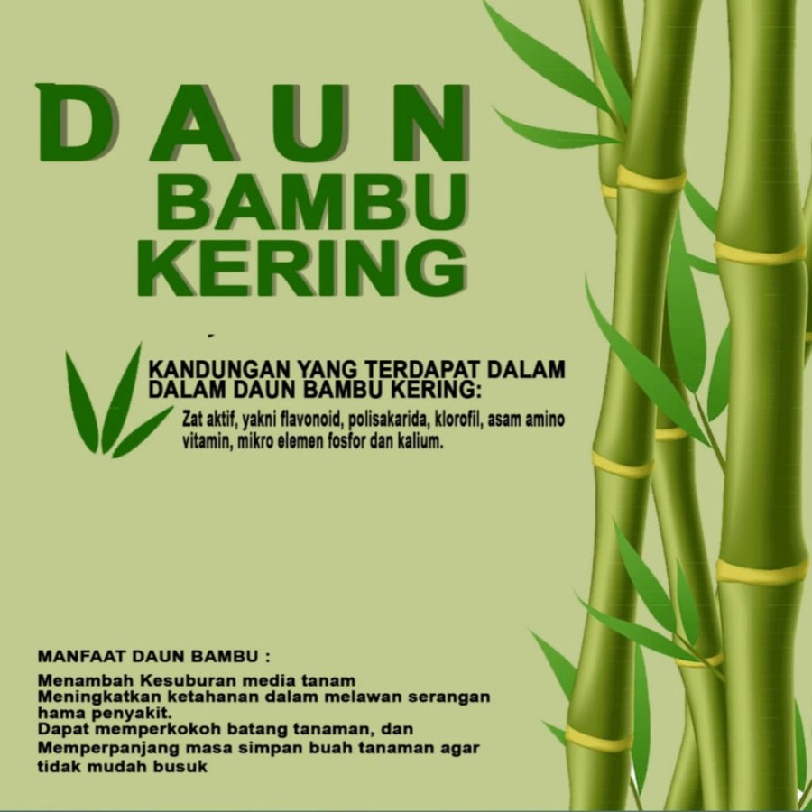 Jual Pupuk Daun Bambu | Pupuk Andam | Shopee Indonesia