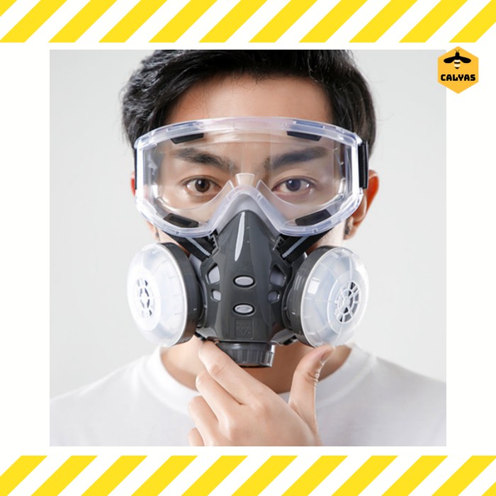 Jual Masker Gas Respirator / Masker Cat / Masker Lab Kimia Anti-Dust ...