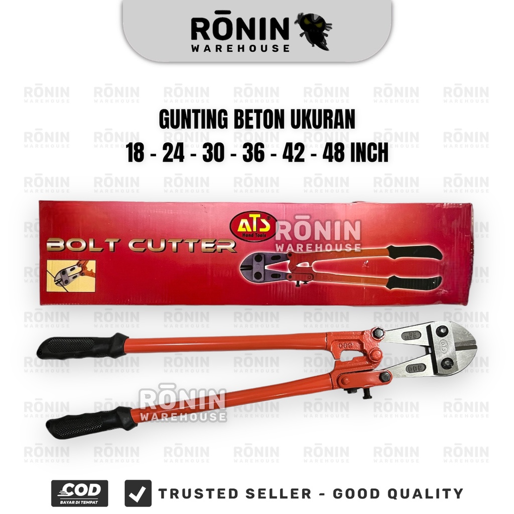 Jual ATS Gunting Beton Bolt Cutter Potong Besi Kawat Rantai Baja 18 24 ...