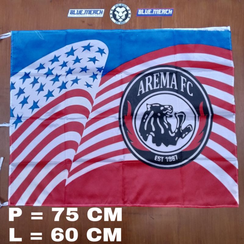 Jual BENDERA AREMA UKURAN 75X60CM | Shopee Indonesia