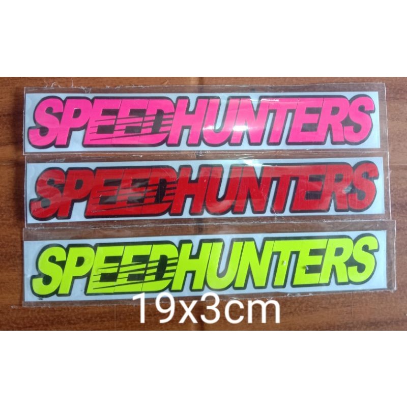 Jual stiker cuting tulisan Speed Hunter | Shopee Indonesia