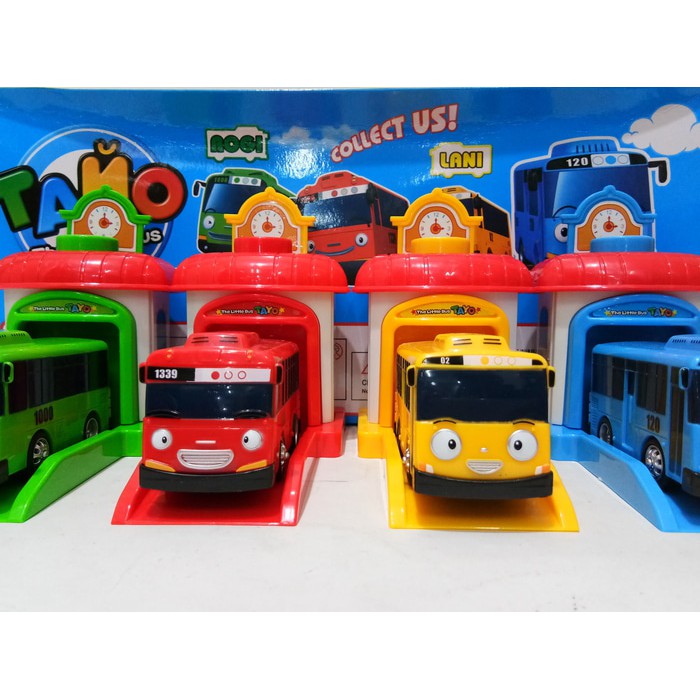 Jual Tayo Launcher Set - Bis Tayo - Tayo The Little Bus set 4pcs | Shopee Indonesia
