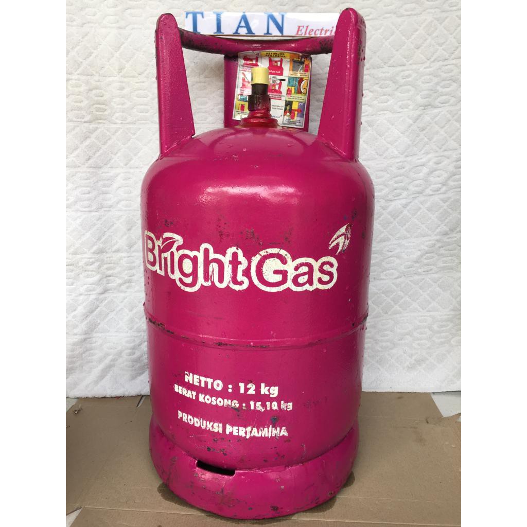 Jual Tabung Gas Elpiji / Bright Gas 12Kg + Isi Bersegel (Gojek/Grab Only) | Shopee Indonesia
